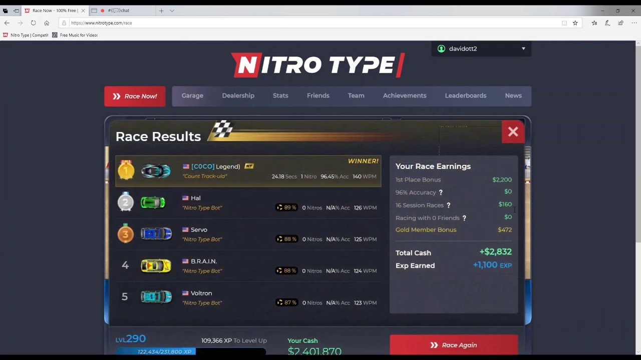New update - NitroType.com - YouTube