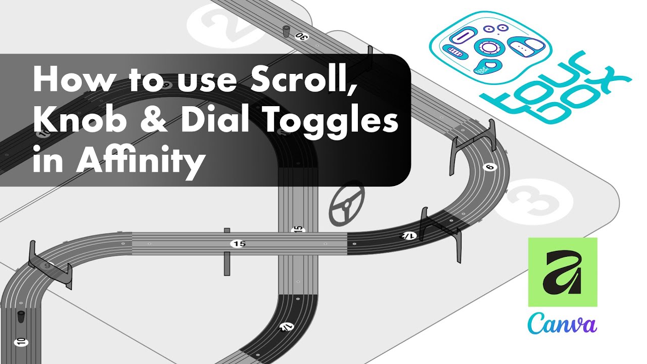How to use Scroll, Knob & Dial Toggles in Affinity - YouTube