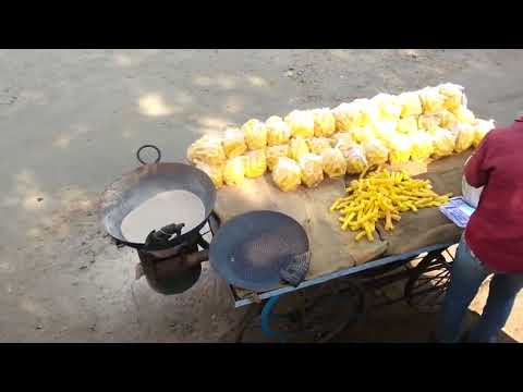Street Vender Fries Snacks in Hot Sand - 989119 - YouTube