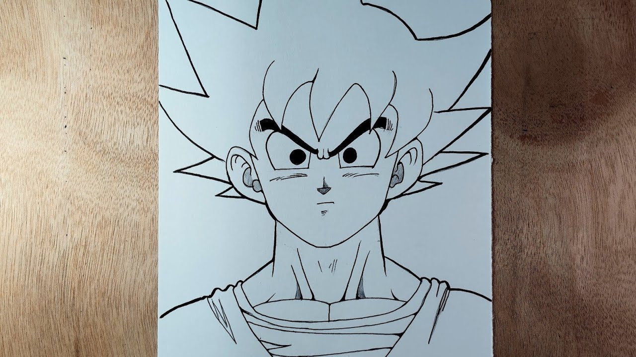 How to Draw Goku | Easy Anime Drawing Step by Step - YouTube