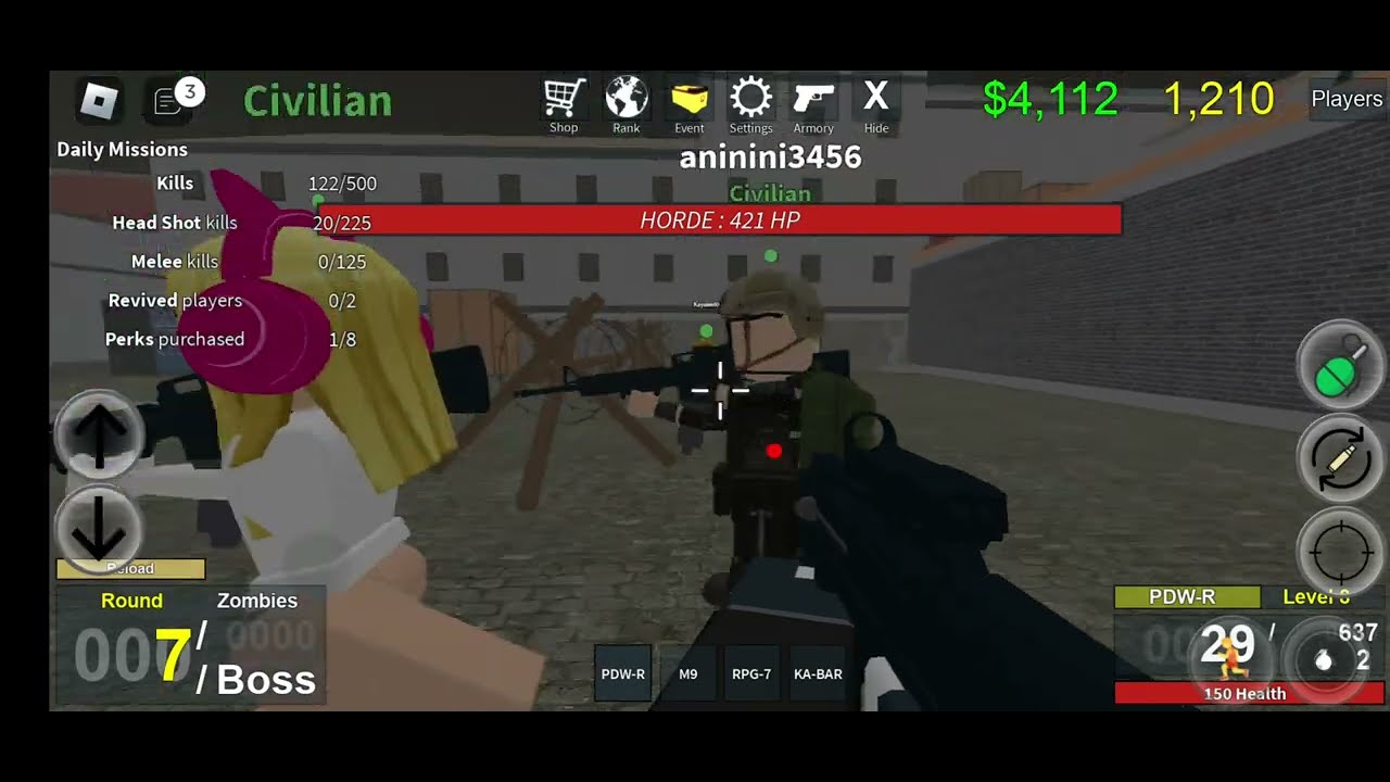ROBLOX-🔥 Zombie Uprising - YouTube