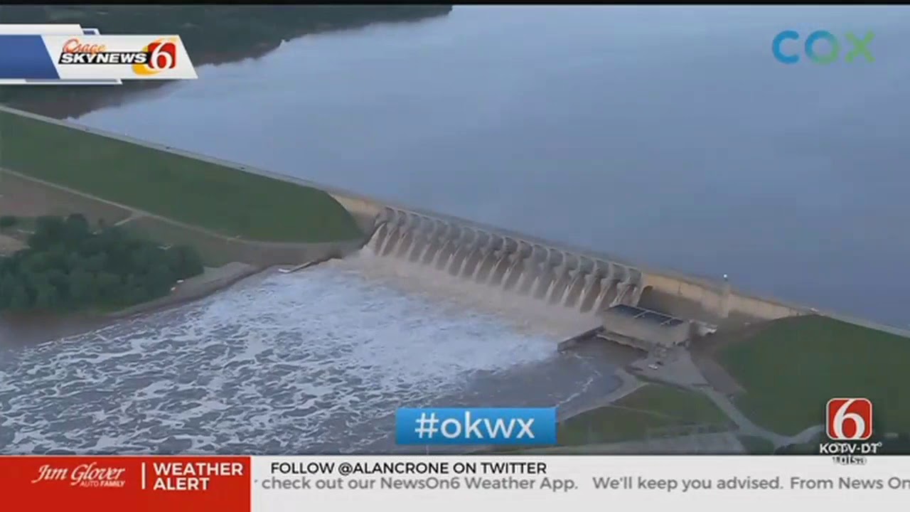 Keystone Dam Continues Releasing Water - YouTube