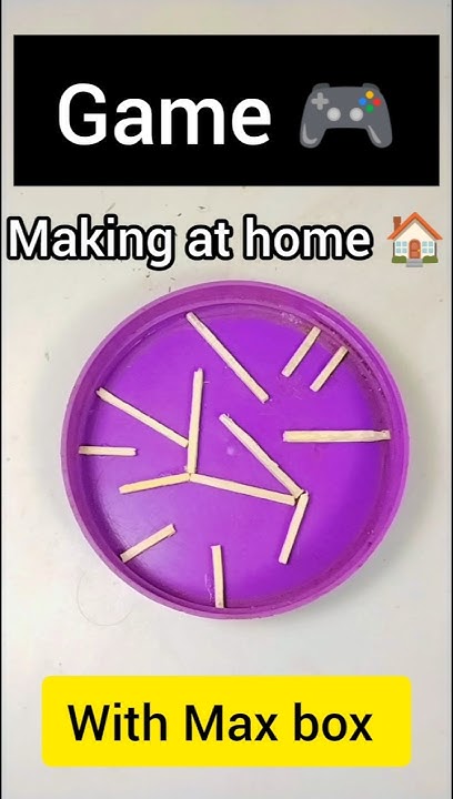 How To Make Puzzle Game Using Matchstick at Home out of Waste #viral #shorts #games - YouTube