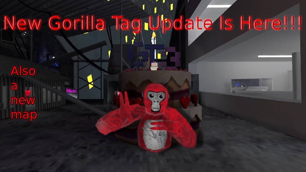 New Gorilla Tag Birthday+Valentines Day Update!!!(Gorilla Tag) - YouTube