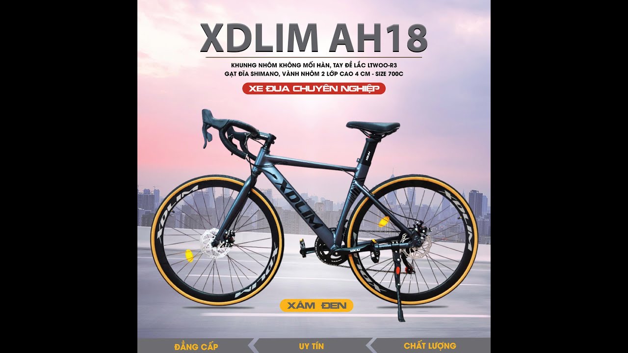 [Review] Xe Đạp Road XDlim AH18 | Khung Nhôm Không Mối Hàn &Tay Đề Lắc ...