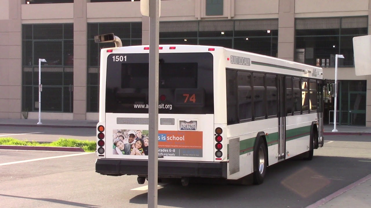 AC Transit - Gillig Advantage 40' Route 74 #1501 - YouTube