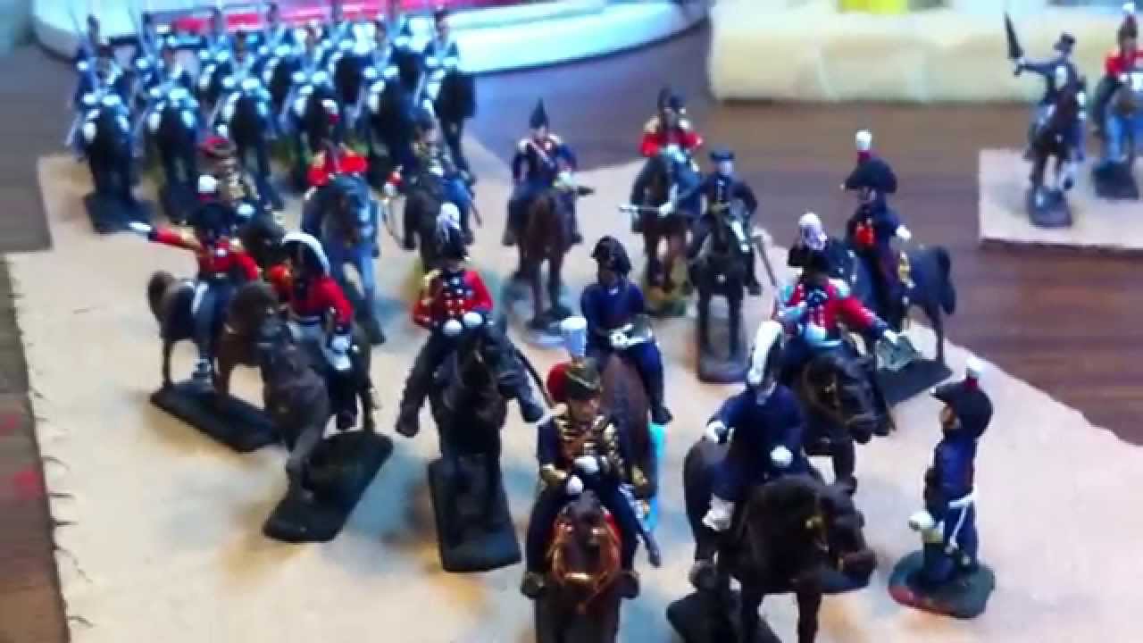 Waterloo British General Staff 1/72 - YouTube