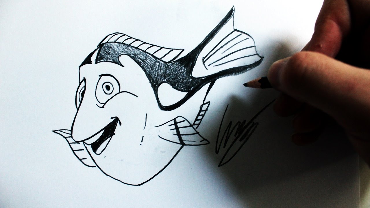 Como Desenhar a Dory (Procurando Nemo) - (How to Draw Dory) - SLAY ...