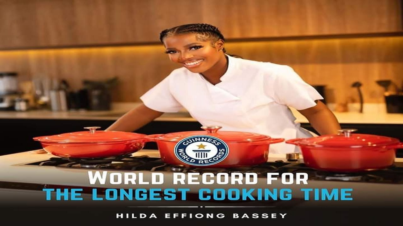 Chef Hilda Baci Sets New Record for longest Cooking Time - YouTube