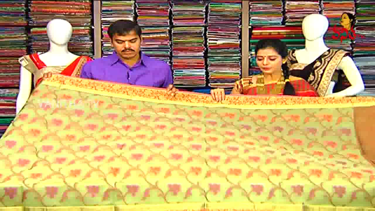 Amazing Thread Work Dharwad Silk Saree || New Arrivals || Vanitha TV ...