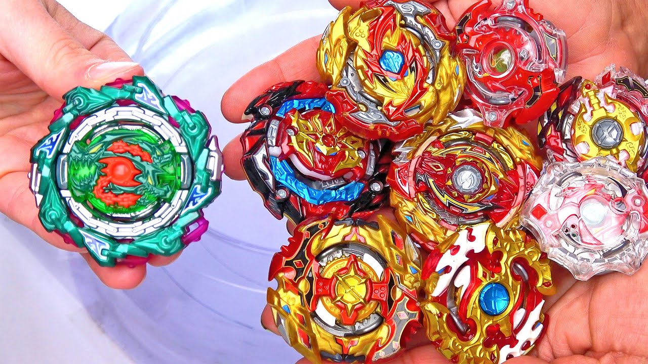 CHAIN KERBEUS vs ALL SPRIGGAN BEYS | Beyblade Burst Evolution Battle ...