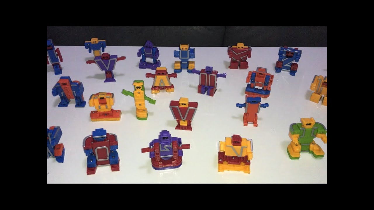 Alphabots Alphabet Robot Transformers 🤖 We Won A Giveaway - YouTube