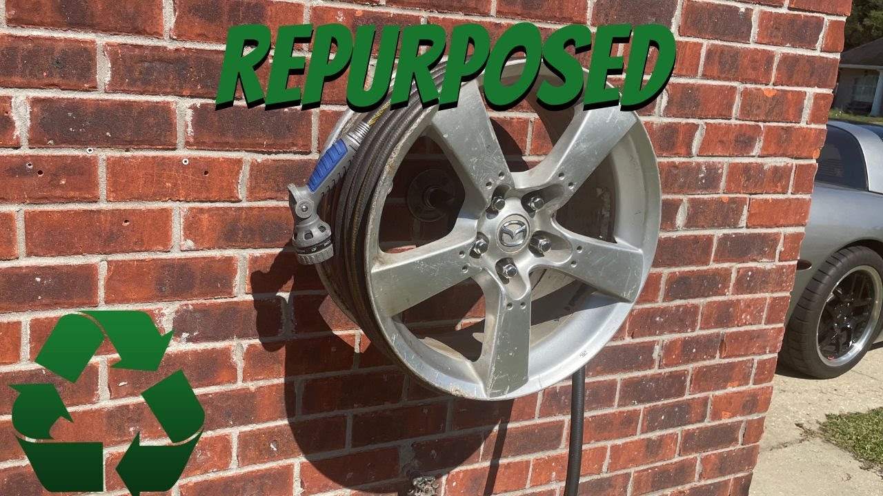 Real Wheel Hose Reel - YouTube