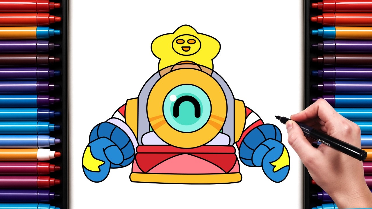 How To Draw Snow Globe Nani! | Brawl stars | Nani New Skin | Step by ...
