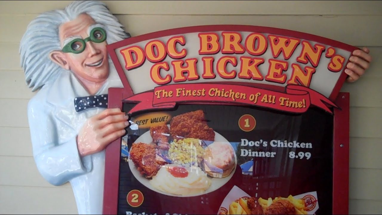Lunch Break at USH- Doc Brown's Chicken - YouTube