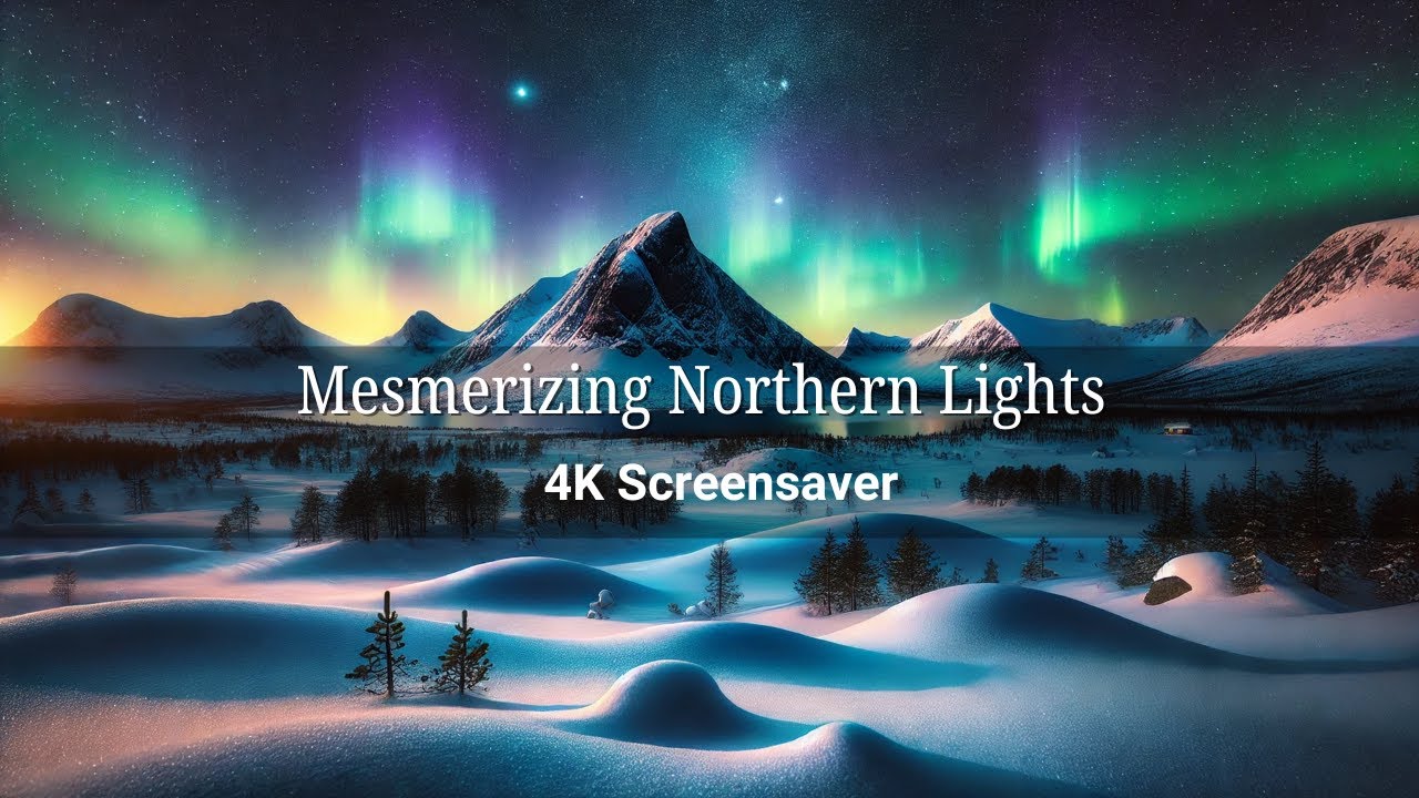 6 Hours of Breathtaking Aurora Borealis in 4K | Mesmerizing Northern ...