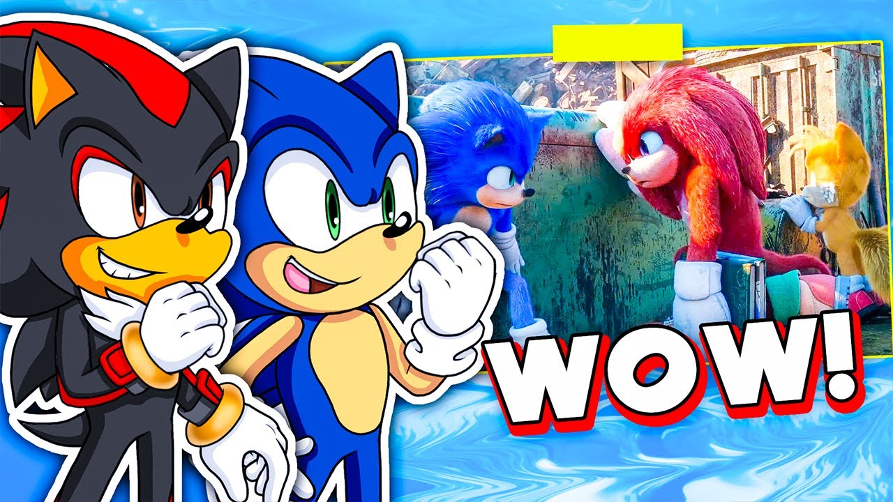 Sonic and Shadow Reacts To Sonic Movie 2 SHORT - Sonic Drone Home ...