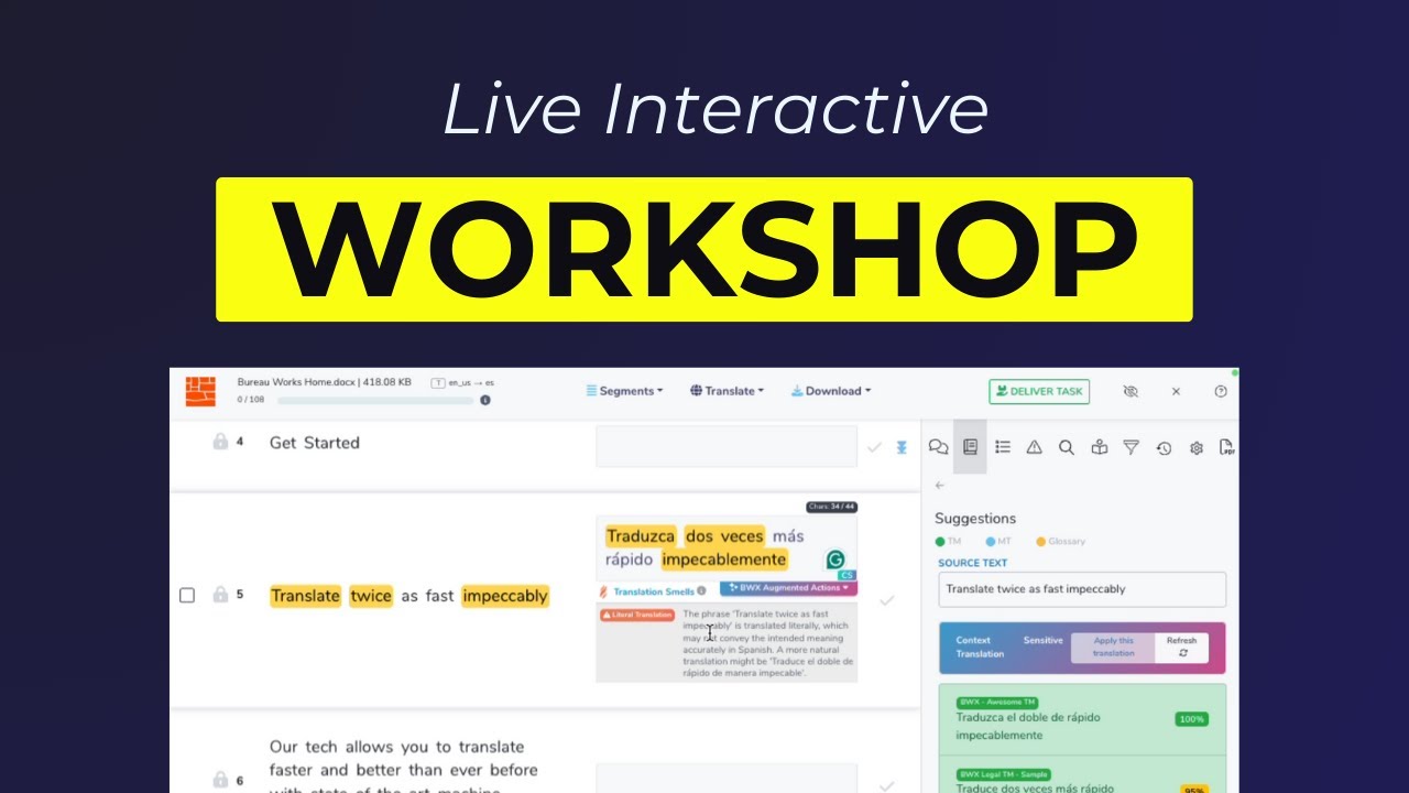 Live Interactive Workshop - YouTube