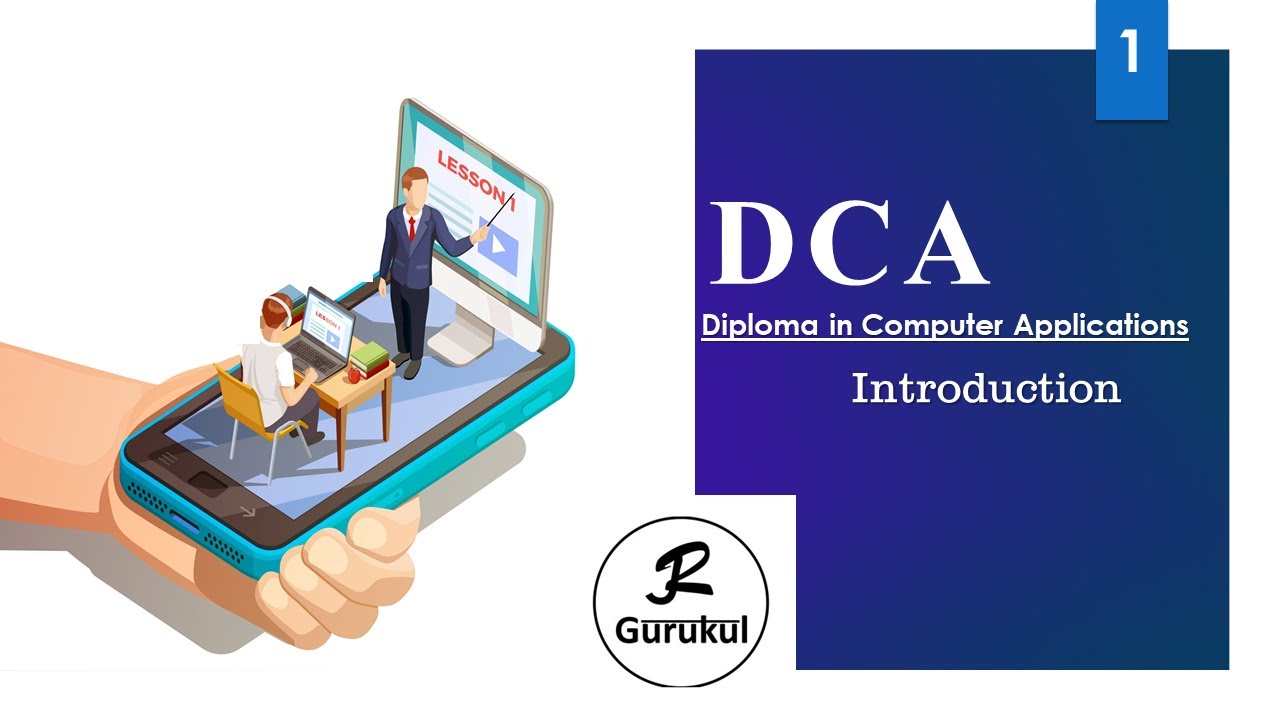 Introduction & Content of DCA / Part 1 / DCA Full Tutorial in Hindi ...