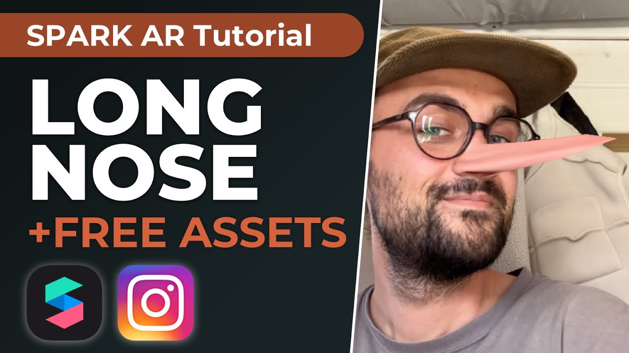 Long Nose Filter - Spark AR Tutorial! | Create your own Face Distortion ...
