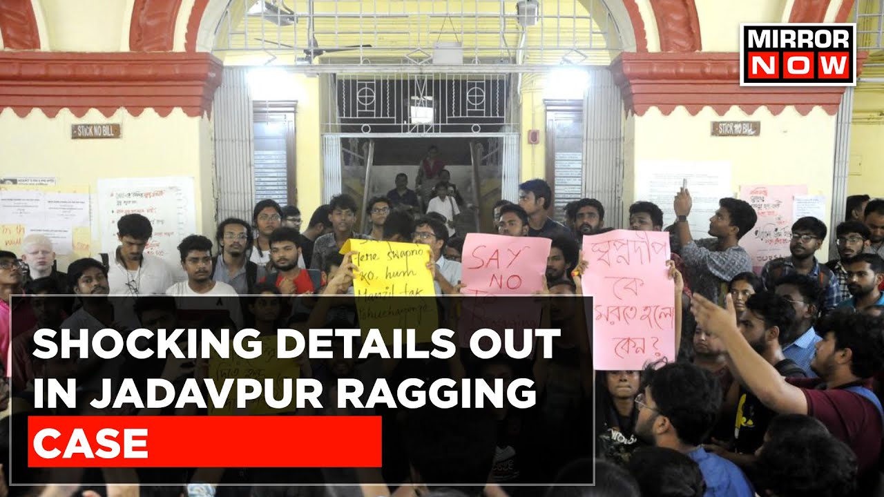 Jadavpur University Ragging Case: 3 Accused Arrested, Sex Harassment ...