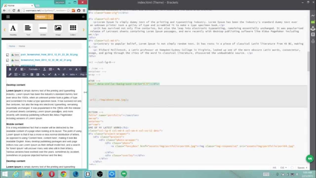 Bootstrap Pro ImpressPages CMS theme responsive utilities - YouTube