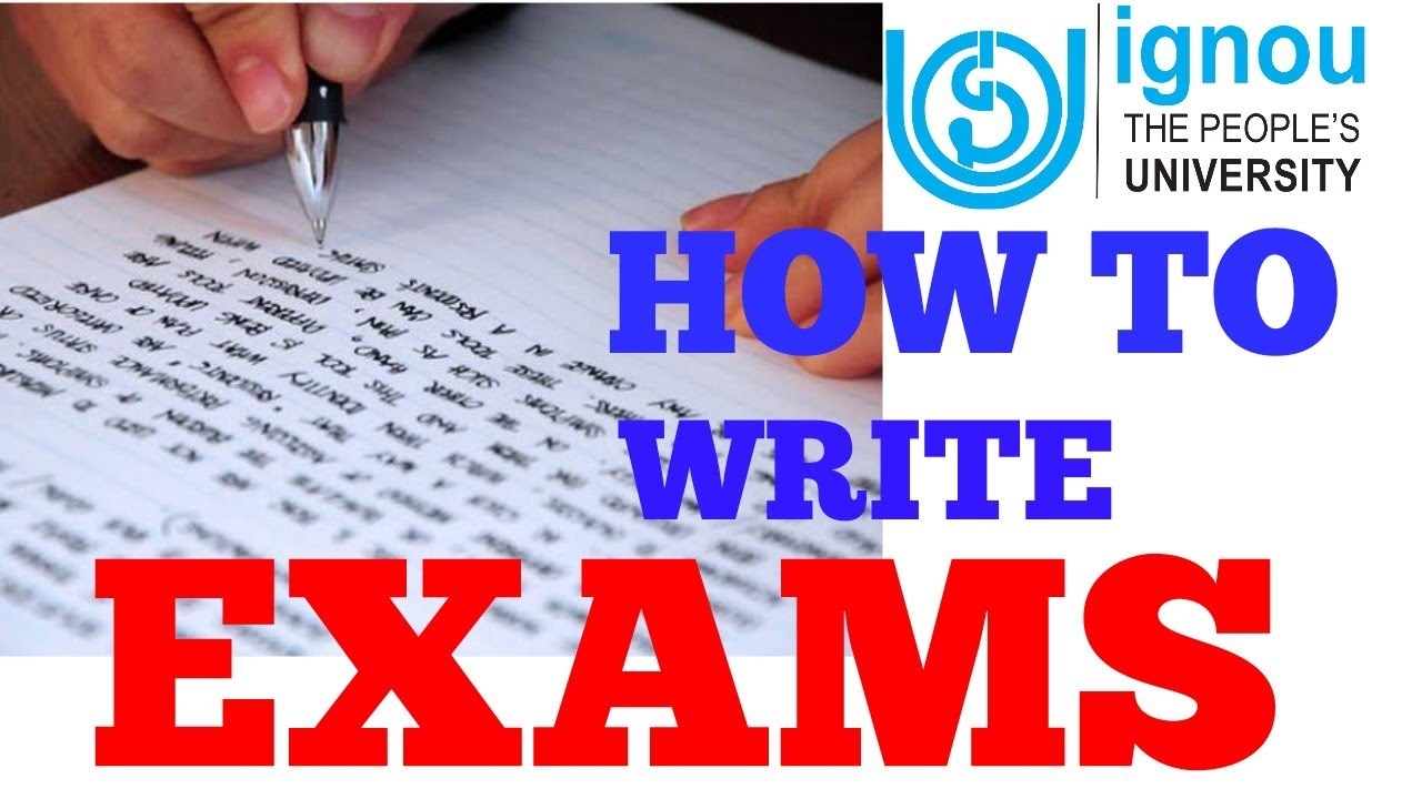 IGNOU HOW TO WRITE EXAM PAPER EXAM TIPS GOOD MARKS IN EXAM YouTube IGNOU HOW TO WRITE EXAM PAPER EXAM TIPS GOOD MARKS IN EXAM YouTube