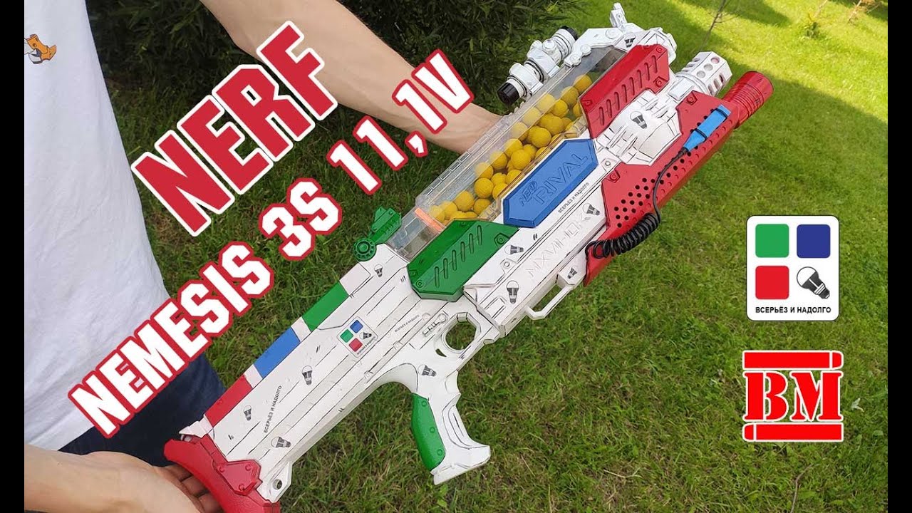 Nerf Nemesis / 3s 11,1v MOD - YouTube