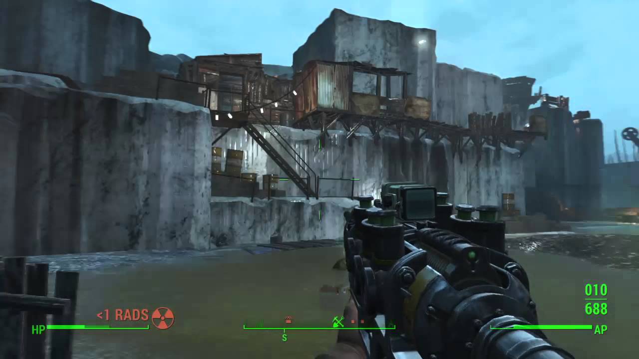 Fallout 4 *VATS Plasma Sniper Rifle Massacre* Survival - YouTube