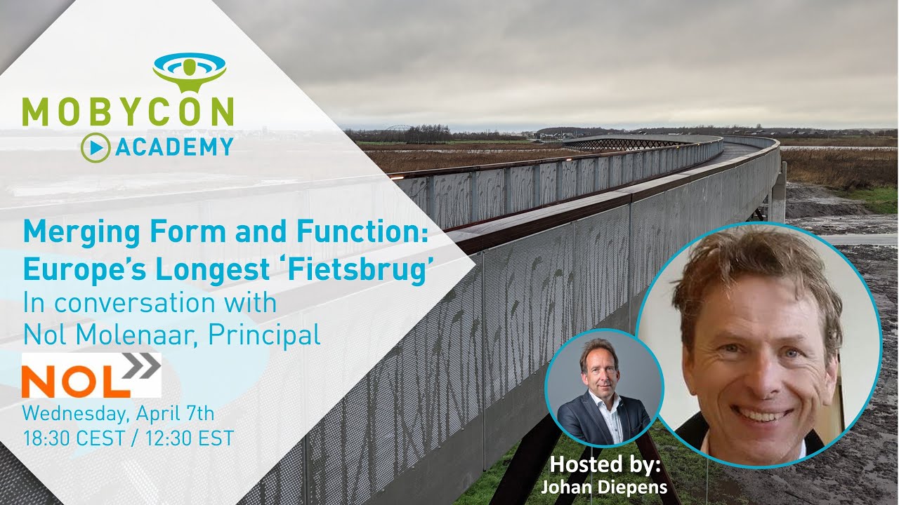 Mobycon Webinar Series: Europe's longest ''Fietsbrug'' - YouTube