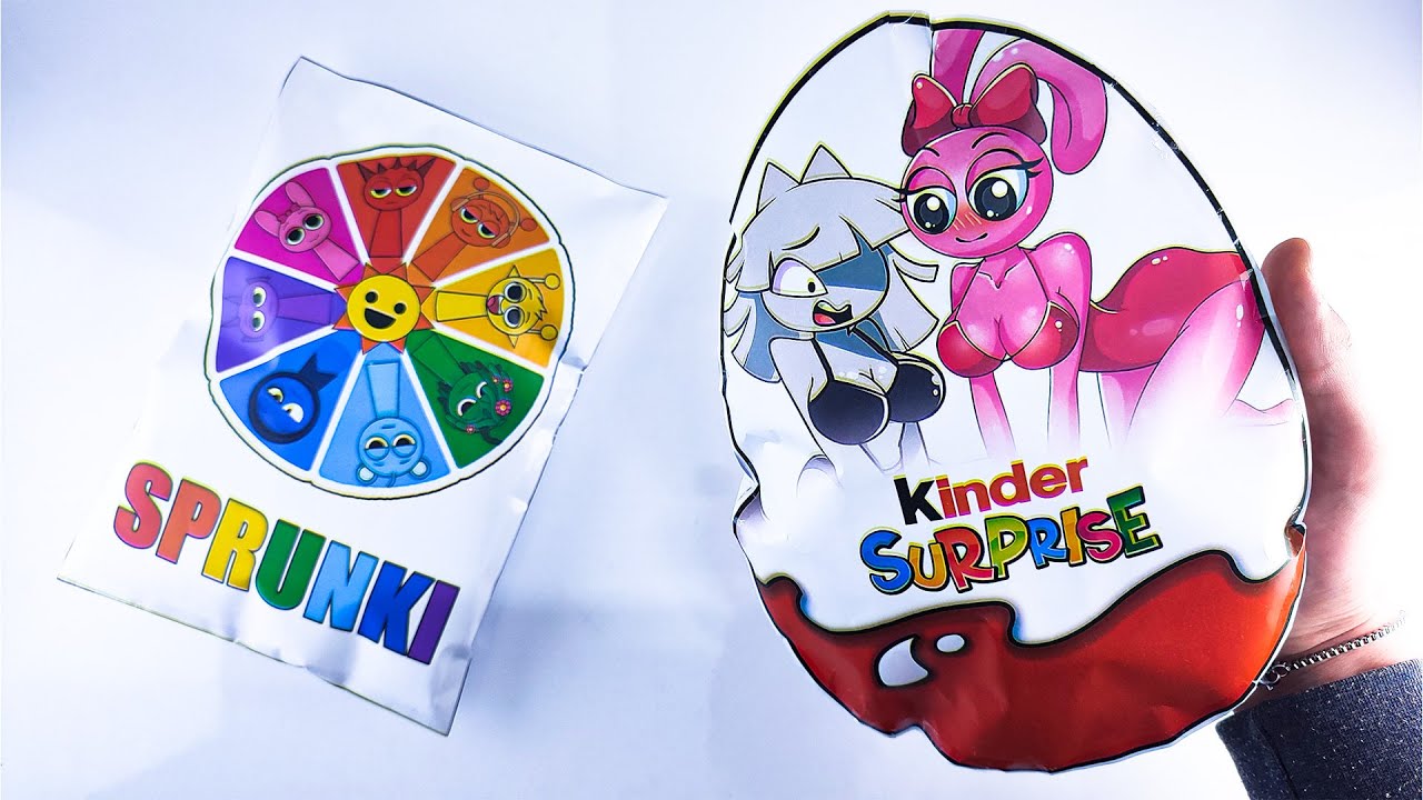 🌈Paper DIY🌈Top 2 Incredibox SPRUNKI BLIND BAG Unboxing: Bag or Kinder ...