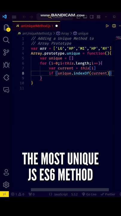 😍😍 The Most Unique JavaScript Method to Remove Duplicates from an Array ...