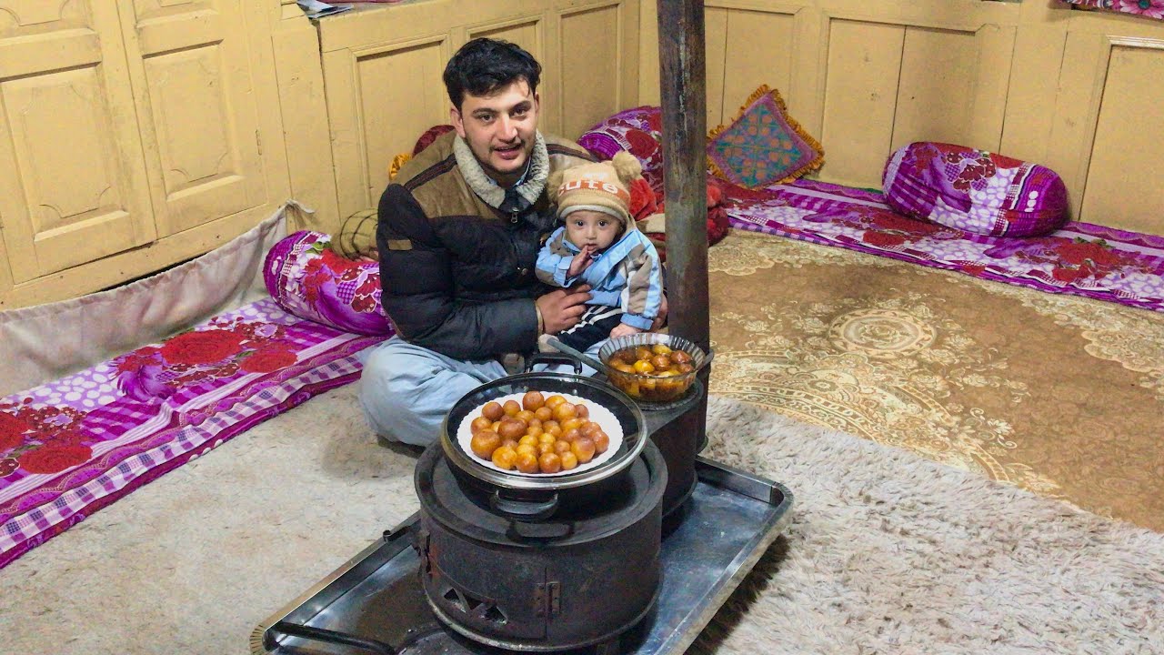 Easy Gulab Jamun Recipe | Mountain family made Traditional Sweet GULAB ...