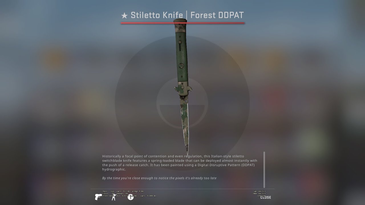 Stiletto Knife | Forest DDPAT | Field-Tested | Skin Showcase CS:GO ...