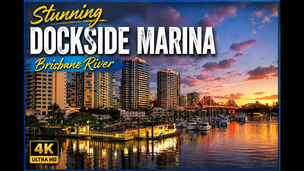 Stunning DOCKSIDE MARINA, Brisbane River - YouTube
