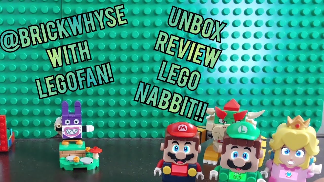 LEGO Super Mario Series 5 Nabbit! Unbox/Review 71410 Luigi/Princess ...