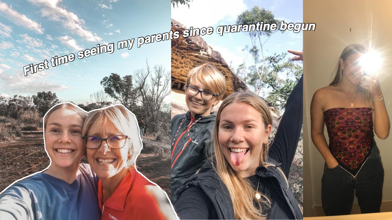 FIRST time seeing my parents since quarantine!! vlog #1 - YouTube