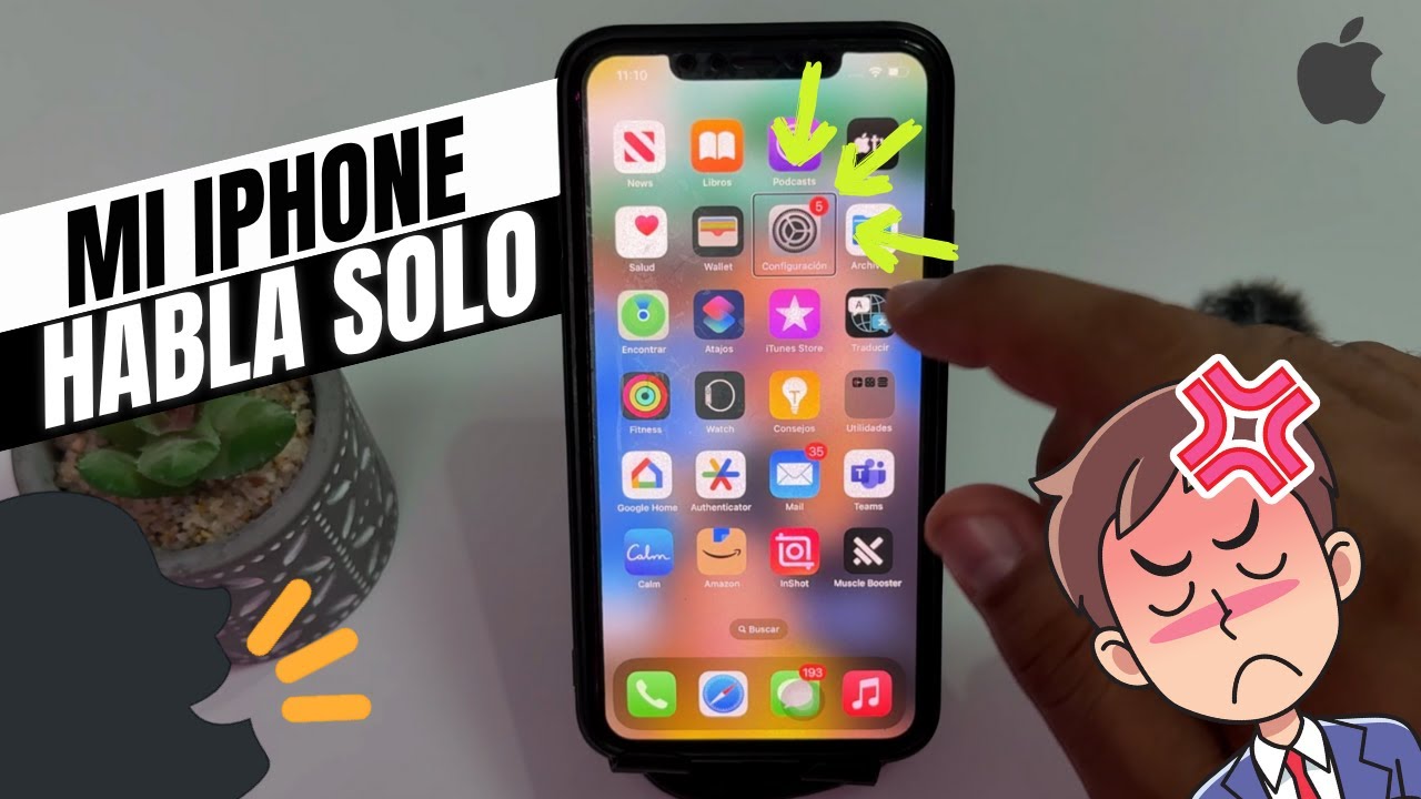 Cómo Desactivar Asistente de Voz en iPhone - VoiceOver iPhone habla ...