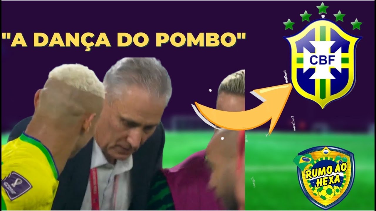 😱TITE FAZENDO A DANÇA DO POMBO COM RICHARLISON - YouTube