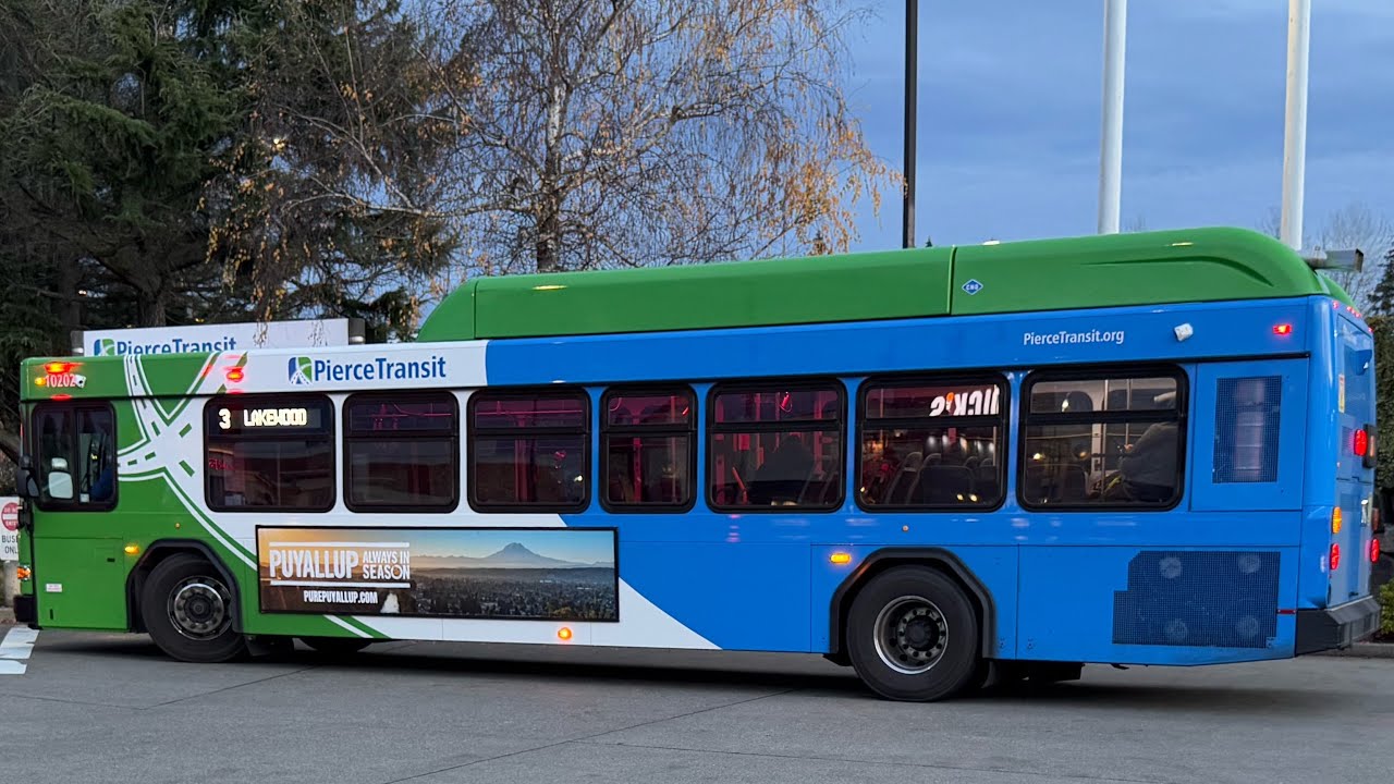 A ride on Pierce Transit 2024 Gillig Low Floor CNG 10202 - YouTube