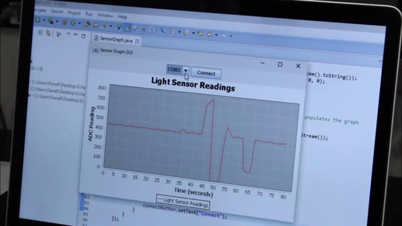 Graph Arduino Sensor Data with Java and JFreeChart - YouTube