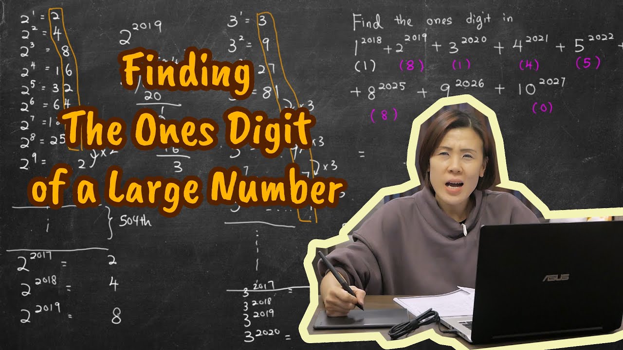 Finding the Ones Digit of a Large Power Number - YouTube