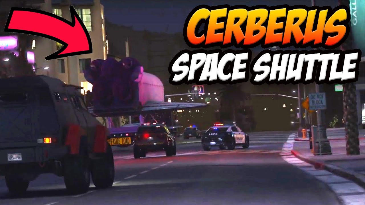 CERBERUS SPACE PROGRAM guiding a Space Shuttle Convoy through Los Santos | NoPixel GTA RP - YouTube