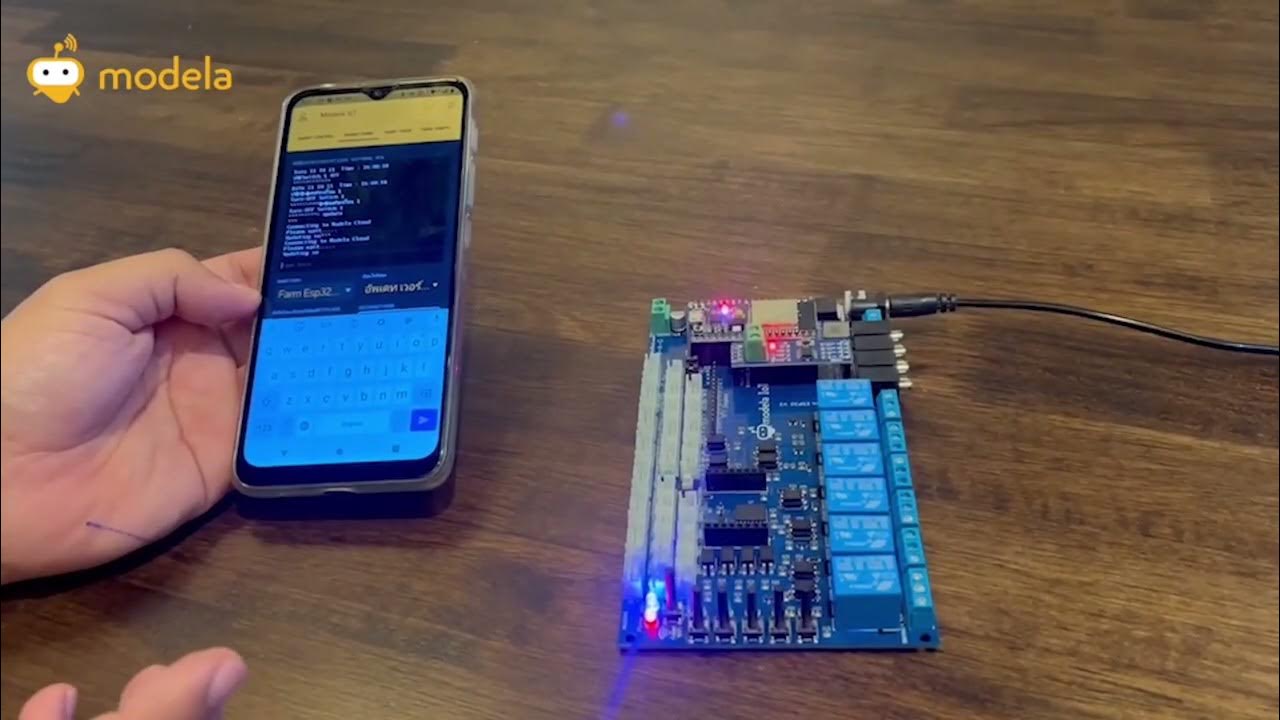 การอัปเดซอฟแวร์ผ่าน OTA Software Update : Modela IoT device V2 - YouTube