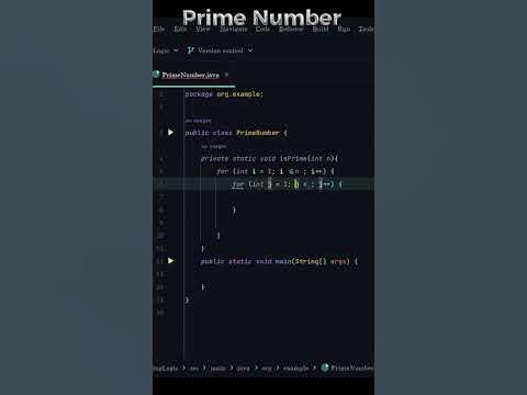 Prime Number | Java #youtubeshorts #coding#java #shorts #shortvideo #viral #shortsfeed #short # ...