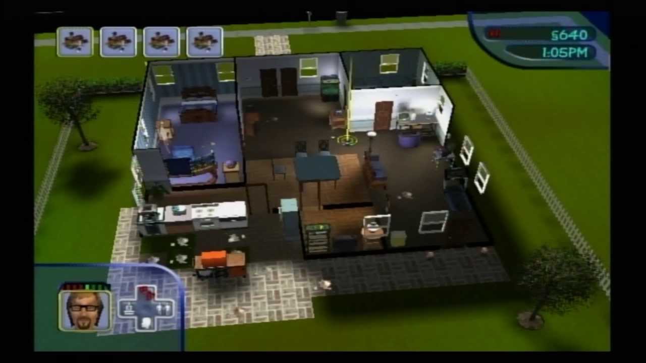 Let's Play: The Sims (Gamecube Version) #4 - Reality Bites, Chews, And ...