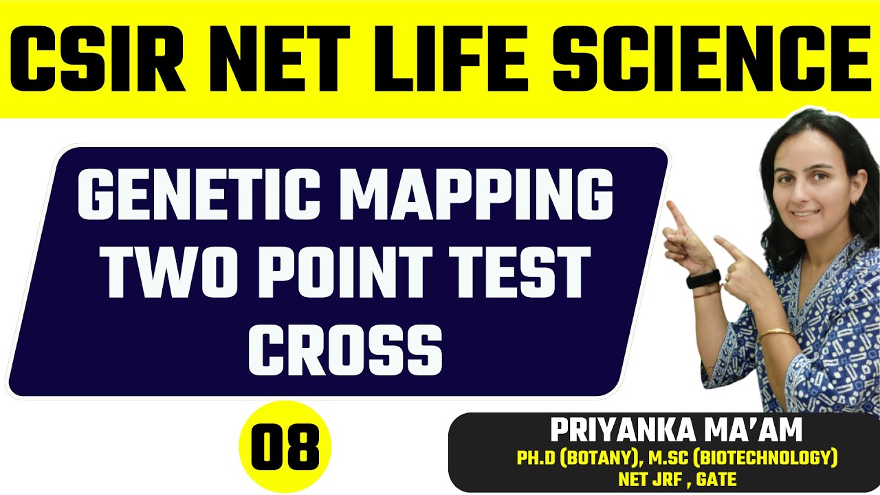 CSIR NET LIFE SCIENCE | Genetic Mapping and Two Point Test Cross ...