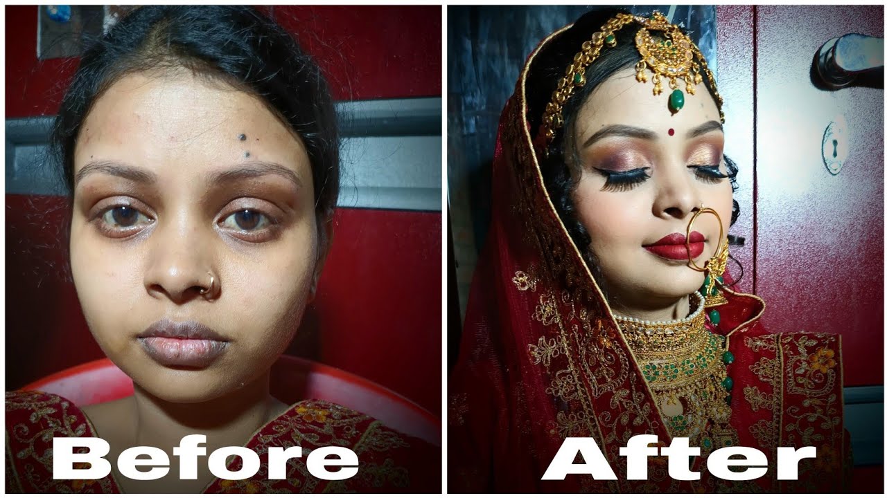 step by step bridal makeup tutorial / Bridal makeup #bridalmakeup - YouTube