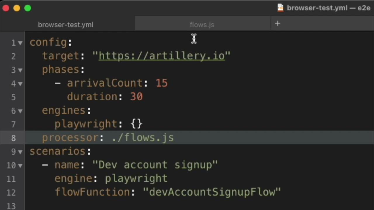 Load testing with browsers using Artillery and Playwright - YouTube
