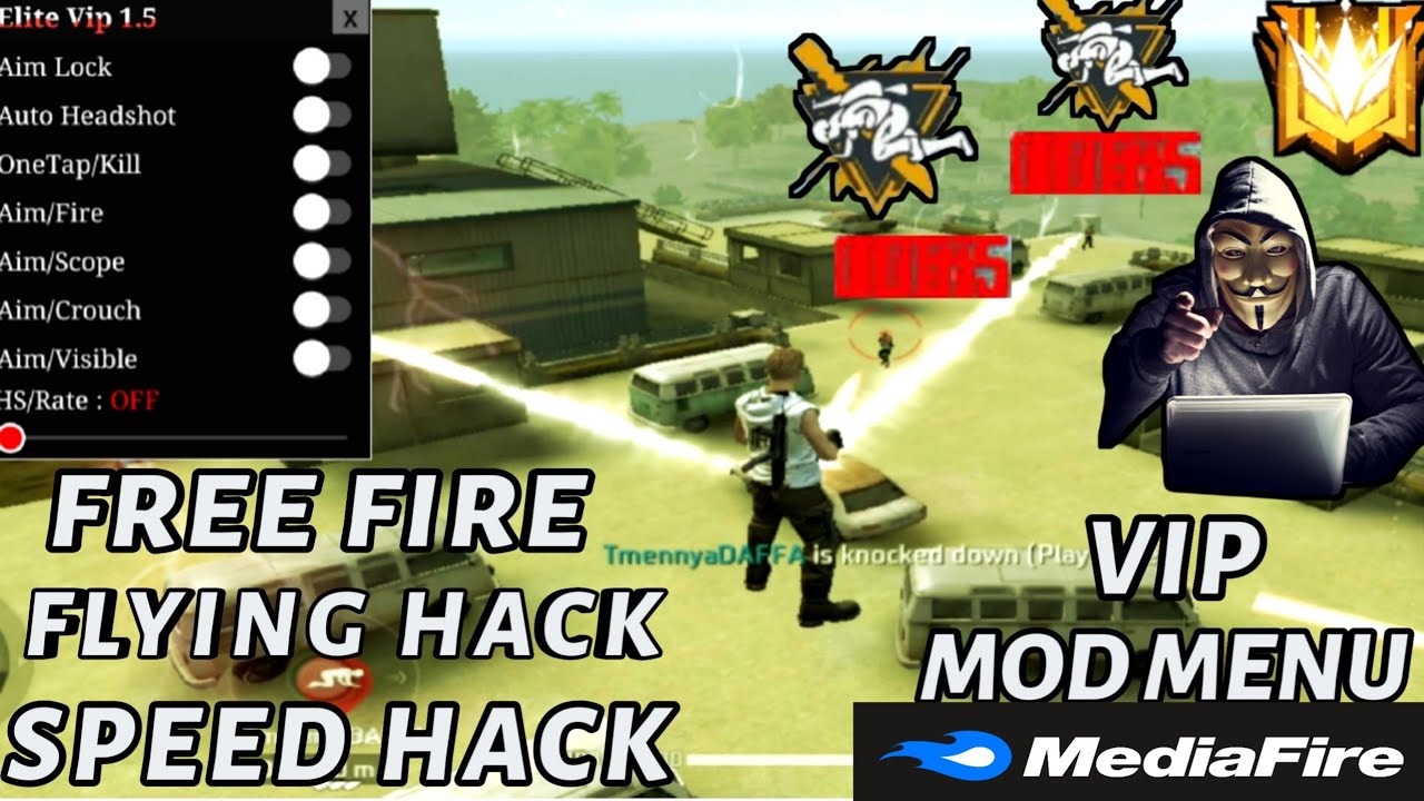 FREE FIRE FLYING HACK + SPEED HACK NEW MOD MENU AFTER OB35 UPDATE ELITE ...
